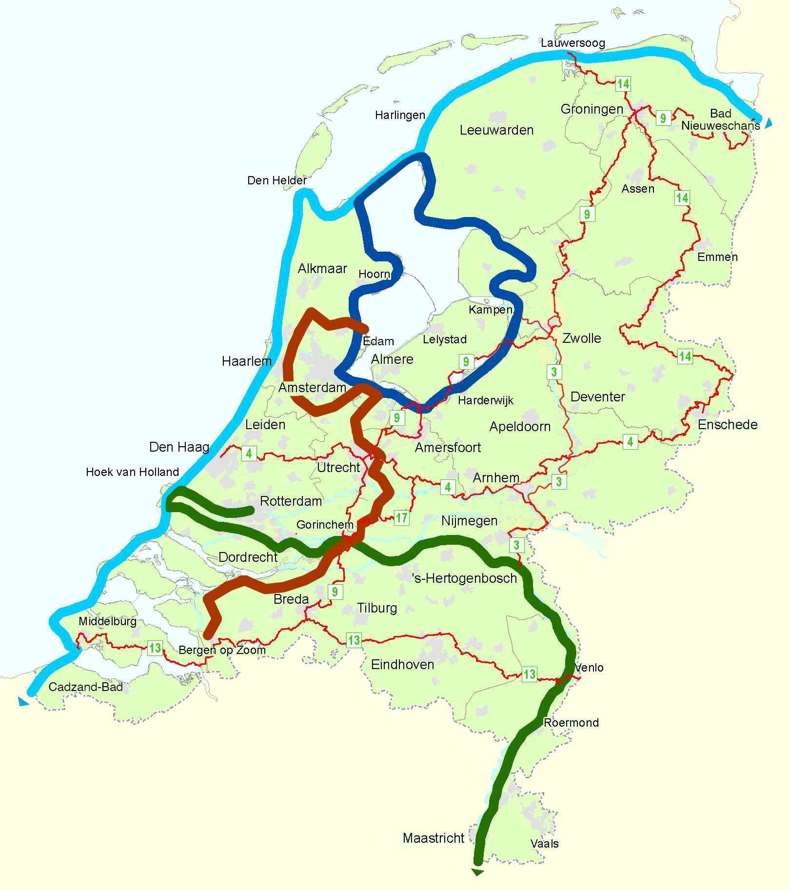 Fietsen in Nederland - Fietsvakantie Informatie Pagina