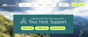 Warmshowers - Fietsvakantie Informatie Pagina